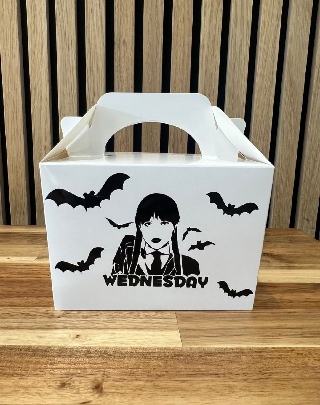 Wednesday Addams Themed Personalised Party Treat Lunch Box - Etsy