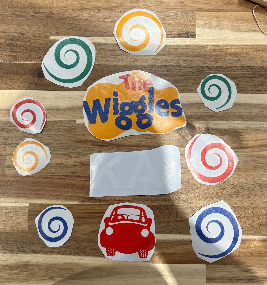 The Wiggles Themed Personalised Balloon Vinyl Decal Stickers Set - Etsy ...