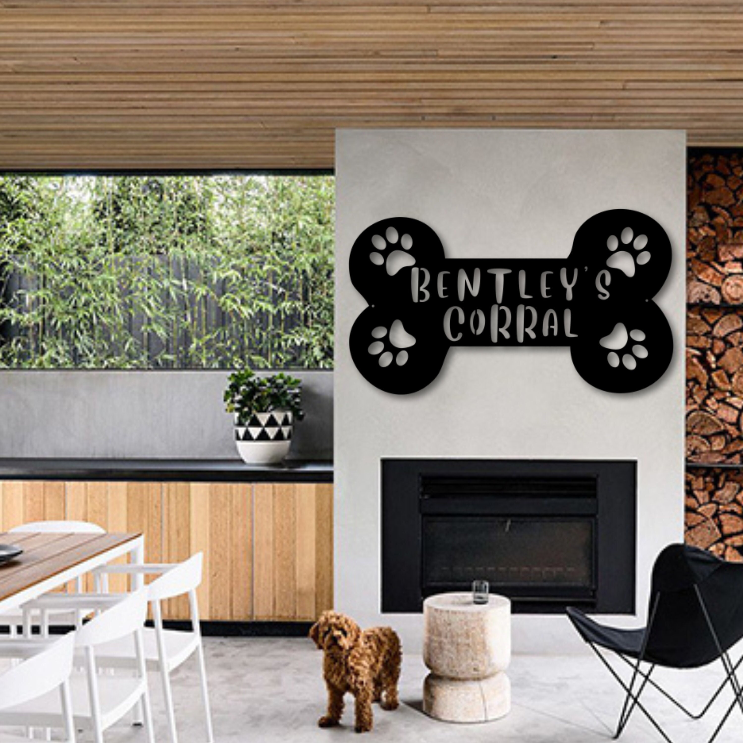 Custom Dog Name Sign, Dog Bone Sign, Dog House Sign, Pet Sign, Dog ...