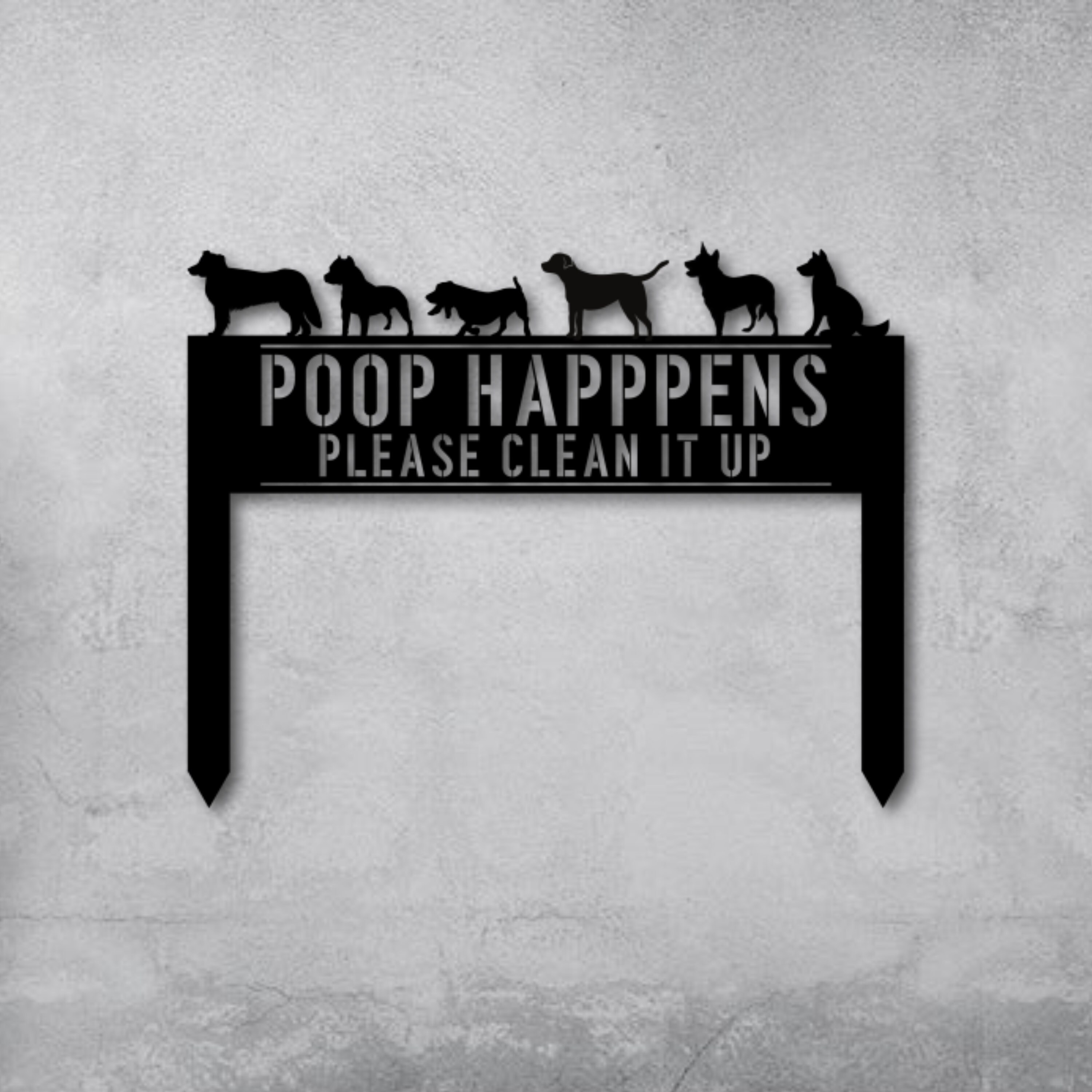 Custom Dog Sign, No Pooping Sign, Custom No Pooping Sign, Pet Sign ...