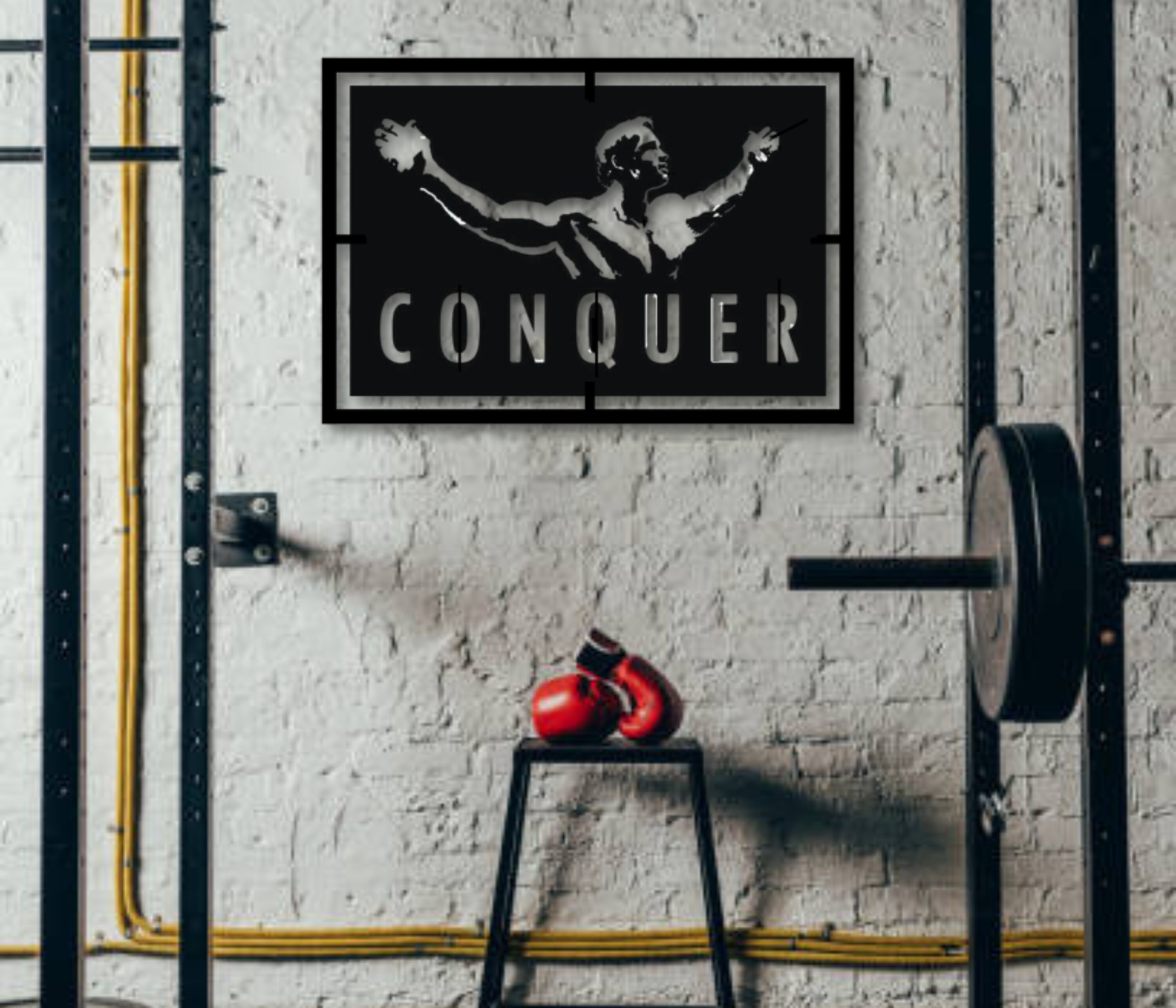 Gym Sign Metal Gym Sign Personalized Home Gym Sign Custom Metal Gym ...