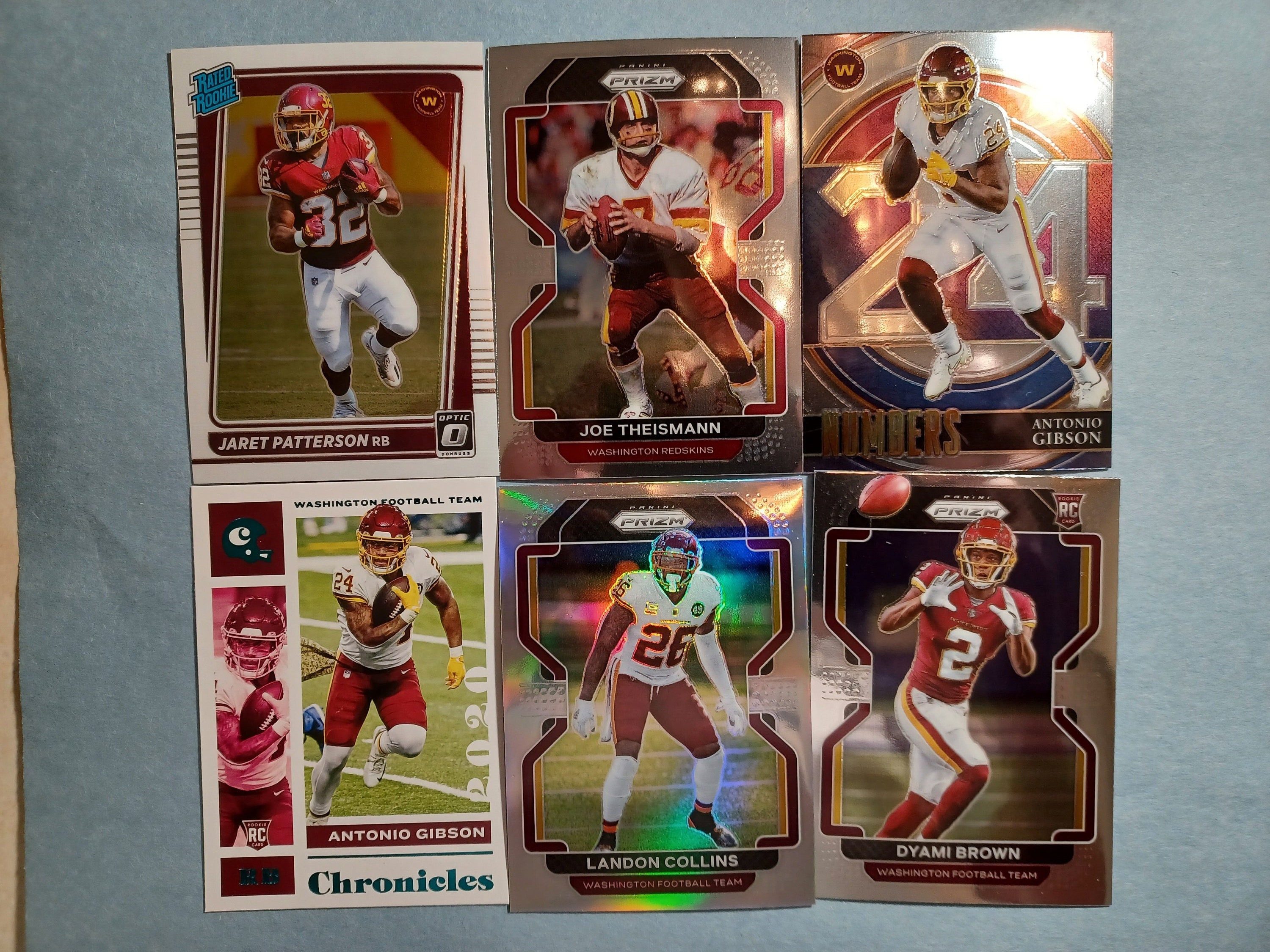 2021 Washington Commanders 6 Card Lot With Rookies Silver - Etsy