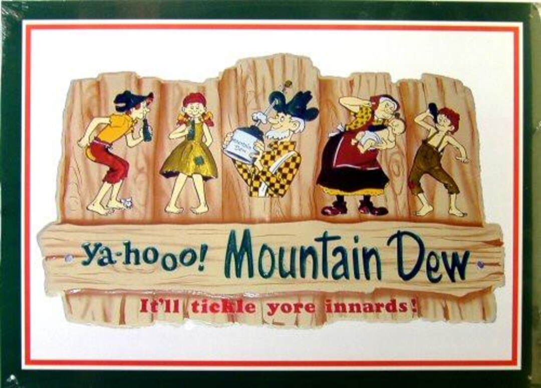 Fridge / Tool Box / Locker Magnet Mountain Dew 000 - Etsy