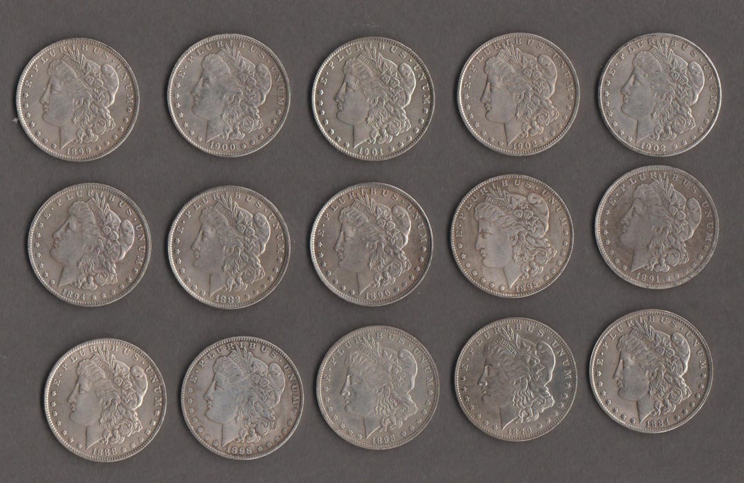 Morgan Silver Dollar Commemorative COPY Coin - Etsy