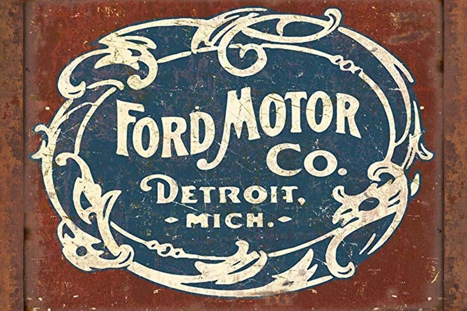 Fridge / Tool Box / Locker Magnet Vintage Ford Motor Co. Detroit Mich ...