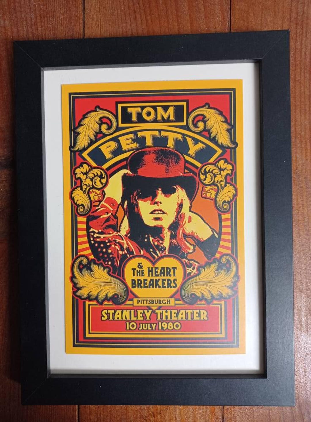 Framed Re-print Tom Petty and the Heartbreakers Stanley Theater ...