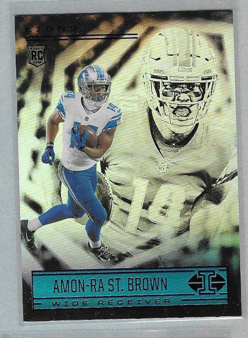 2021 Illusions Amon-ra St. Brown Lions Rookie RC 86 - Etsy