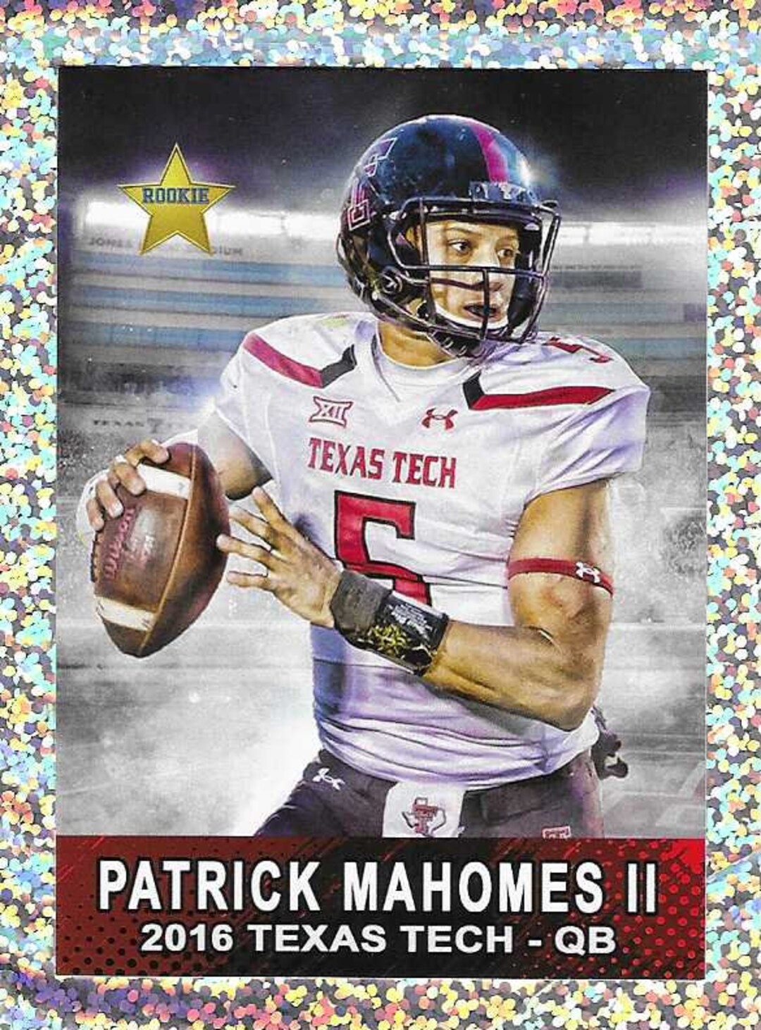 Patrick Mahomes KC Chiefs 2016 Texas Tech Promo Card - Etsy