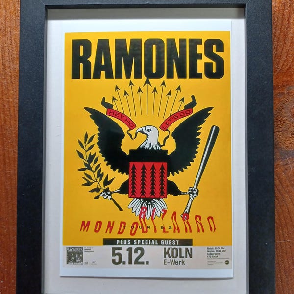 The Ramones Concert Poster - Etsy