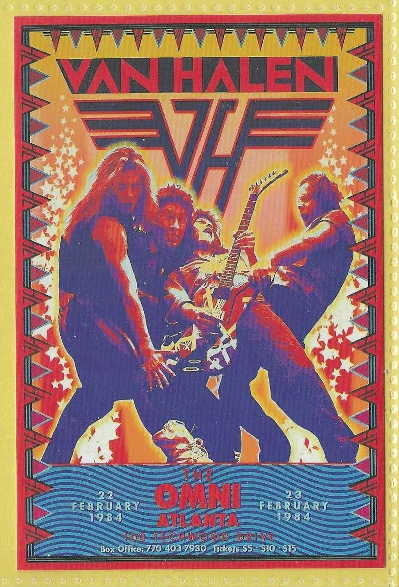 Fridge / Tool Box / Locker Magnet Van Halen 323 - Etsy