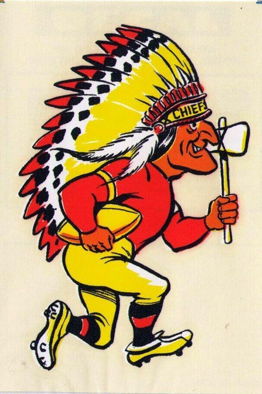Fridge / Tool Box / Locker Magnet Kansas City Chiefs Vintage Style 308 ...