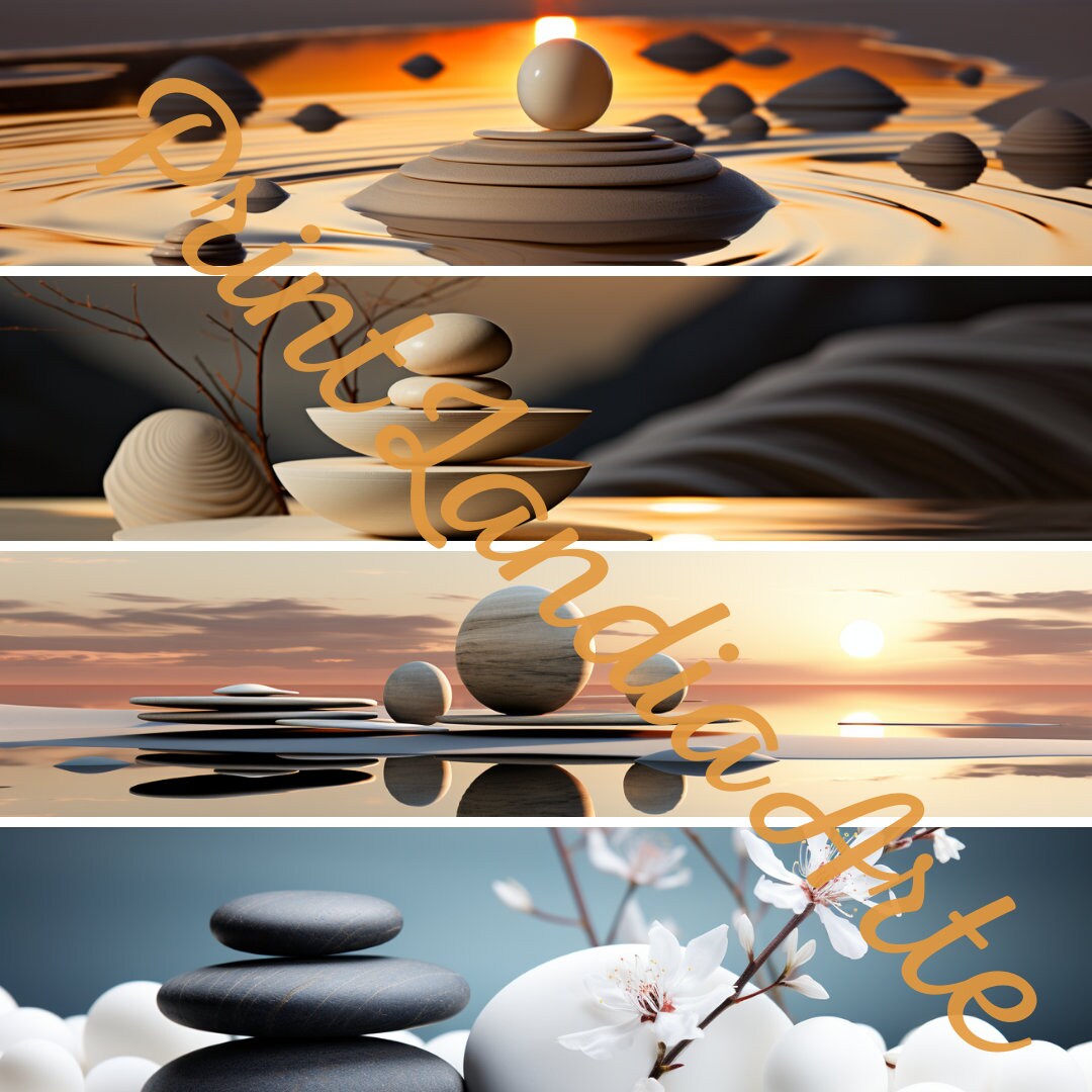 75 Digital Images of Zen and Crystal Environments, Relaxing, High ...