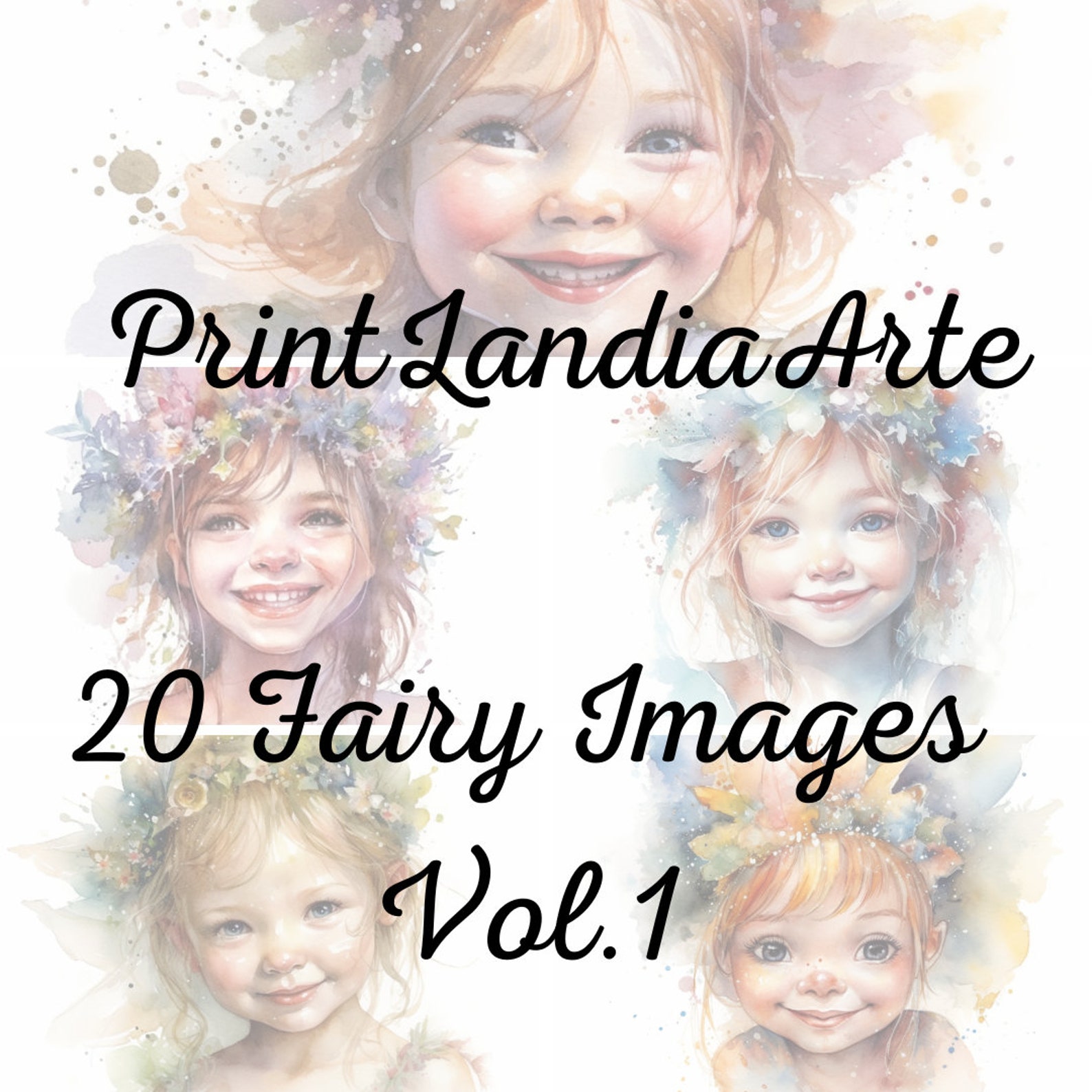 20 Watercolor Cute Clipart Fairy Images, PNG, Commercial Use - Etsy