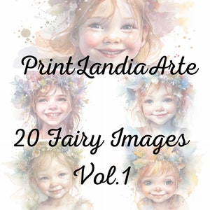 20 Watercolor Cute Clipart Fairy Images, PNG, Commercial Use - Etsy