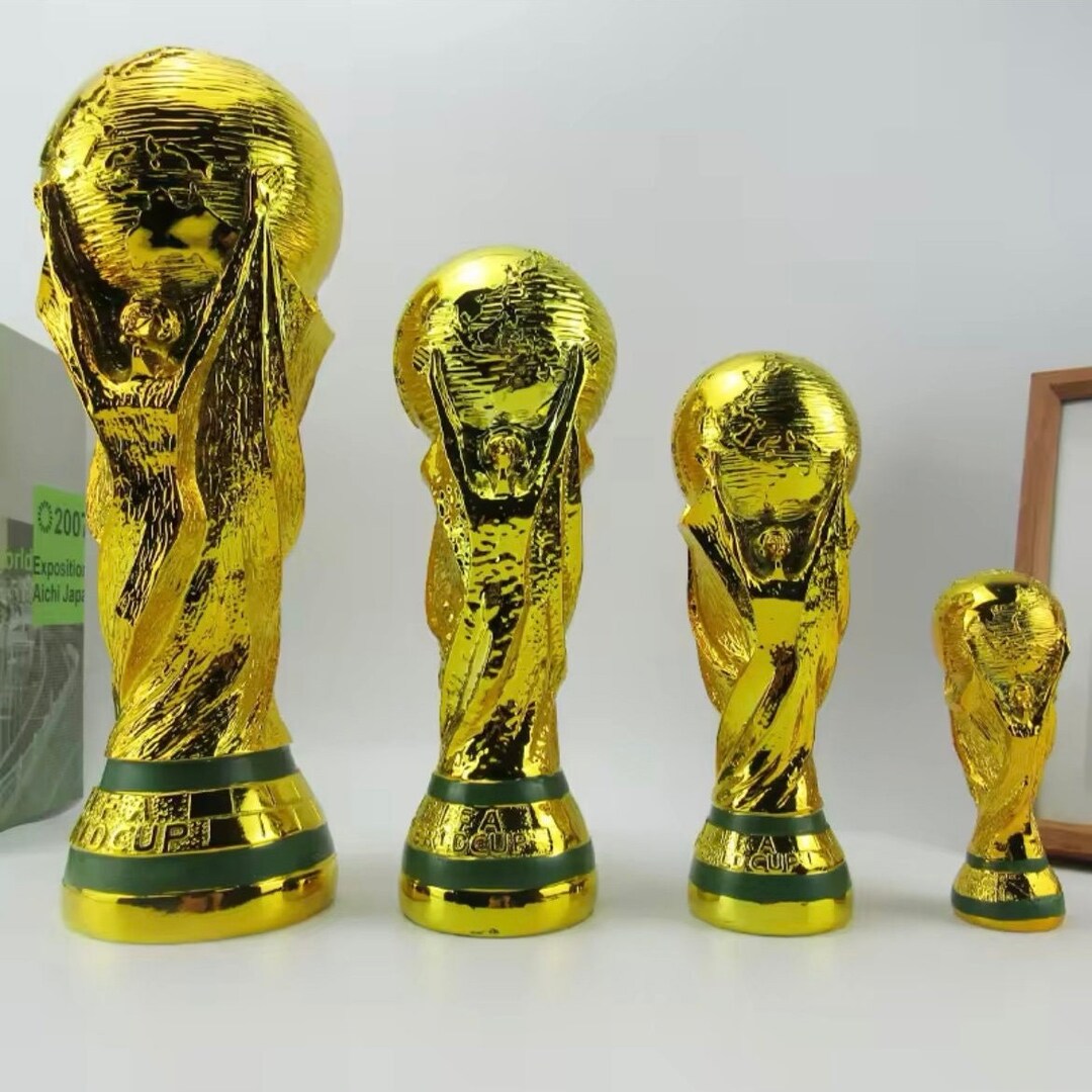World Cup Trophy Model Hercules Cup Football Fan Souvenir Electroplated ...