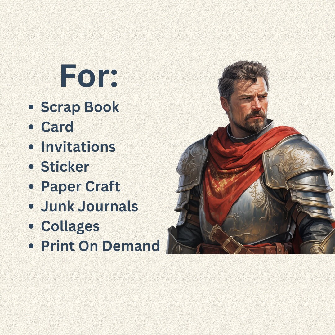 Medieval Knights Clipart for Medieveal Lover, Medieval Soldier for ...