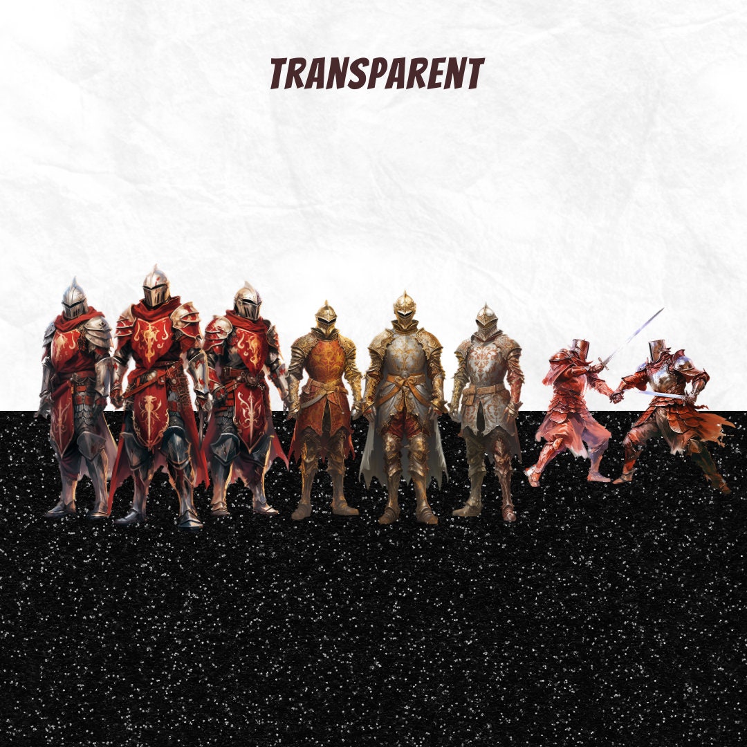 Medieval Knights Clipart for Medieveal Lover, Medieval Soldier for ...