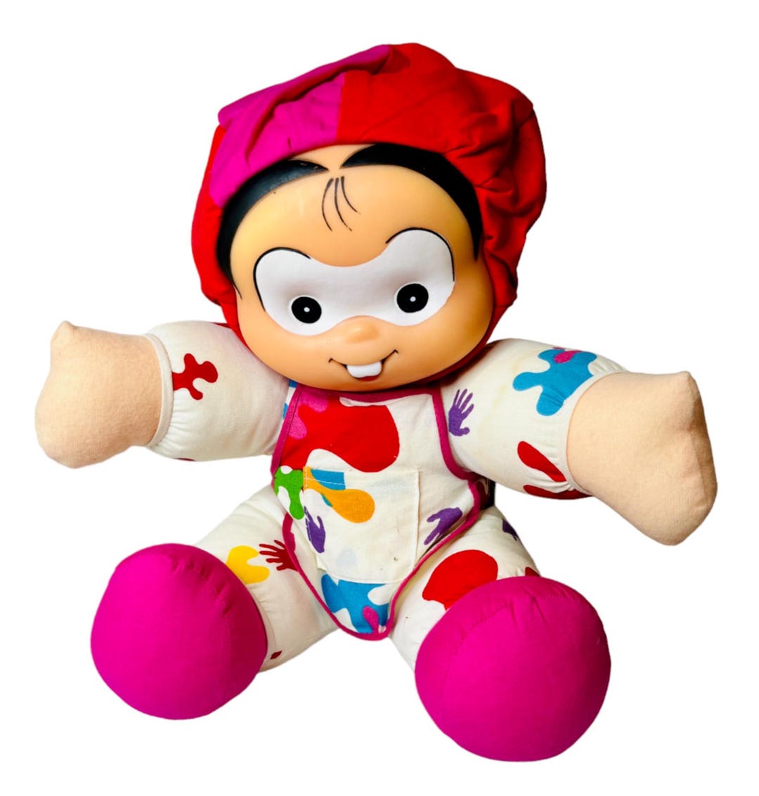 Turma Da Monica Plush Baby Doll | 13” | Brazilian Comic Book Character ...