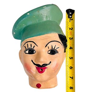 Vintage French Chef Chalkware String Holder Wall Hanging 8 H - Etsy