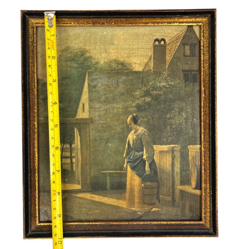 Pieter De Hooch Maid With Bucket and Broom in a Courtyard - Etsy