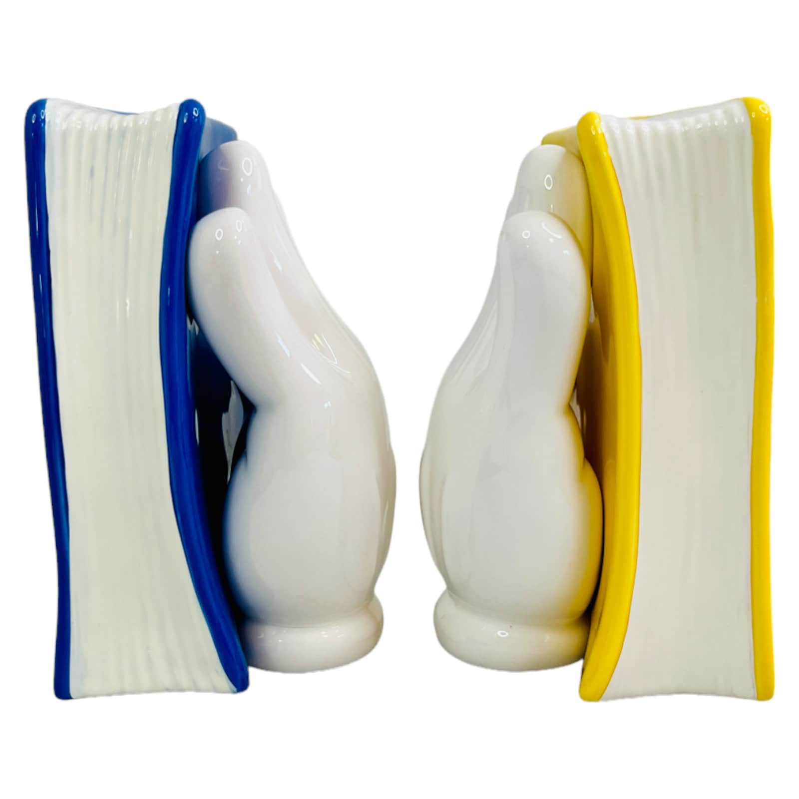 Enesco Mickey Mouse Bookends White Gloves Hands Ceramic Set - Etsy