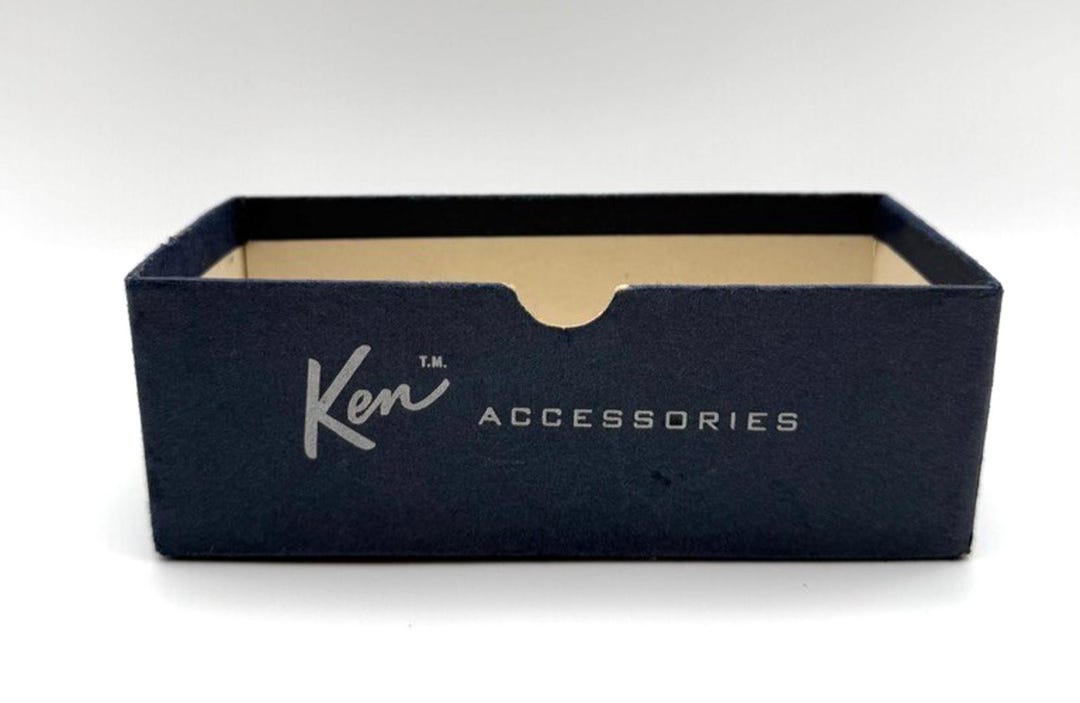 Replacement Vintage 1960s Ken Doll Cardboard Accessories Drawer | Case ...