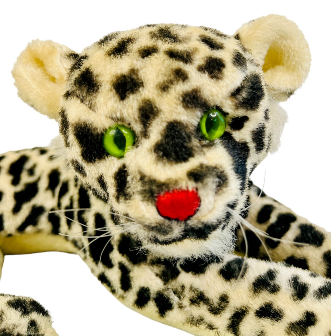 Vintage Dakin Japan Mohair Leopard Stuffed Animal - Etsy