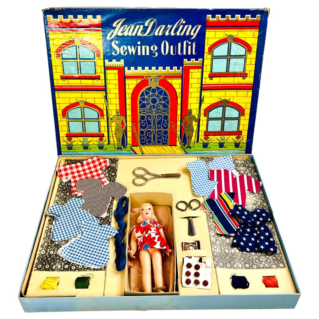 Vintage 1936 Jean Darling Sewing Outfit in the Original Box - Etsy