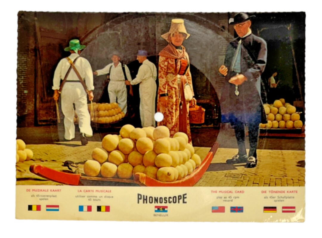 Vintage Phonoscope 45 RPM Flexidisc Record Postcard - Etsy