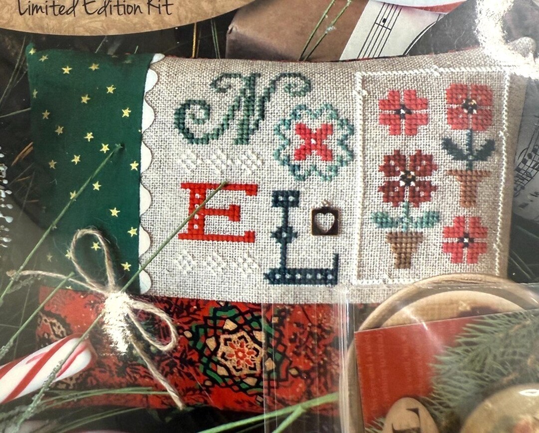 Lizzie & Kate Limited Edition "noel" Cross Stitch Kit #K93 | Christmas ...
