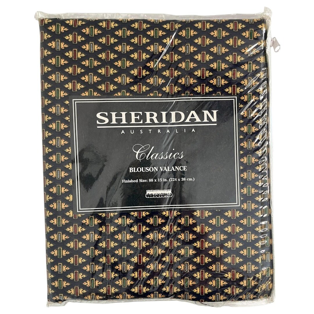 Vintage Sheridan Chesterfield Valance: 88" X 15" NOS - Etsy