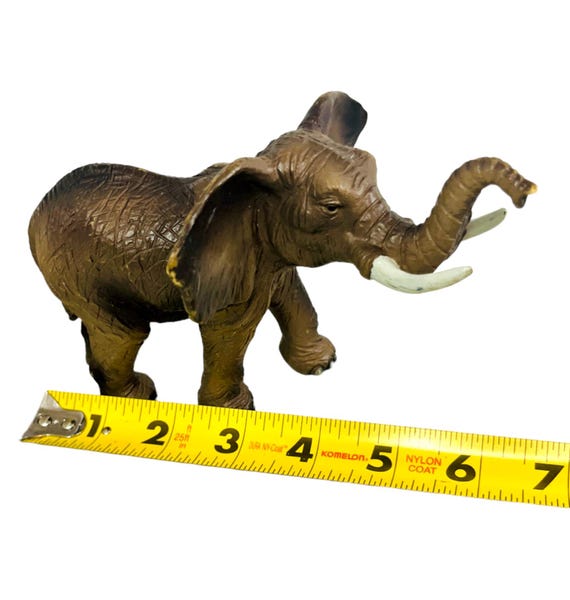 Plastic Elephant Toy Figure From Toy Major Trading Co. Etsy Canada