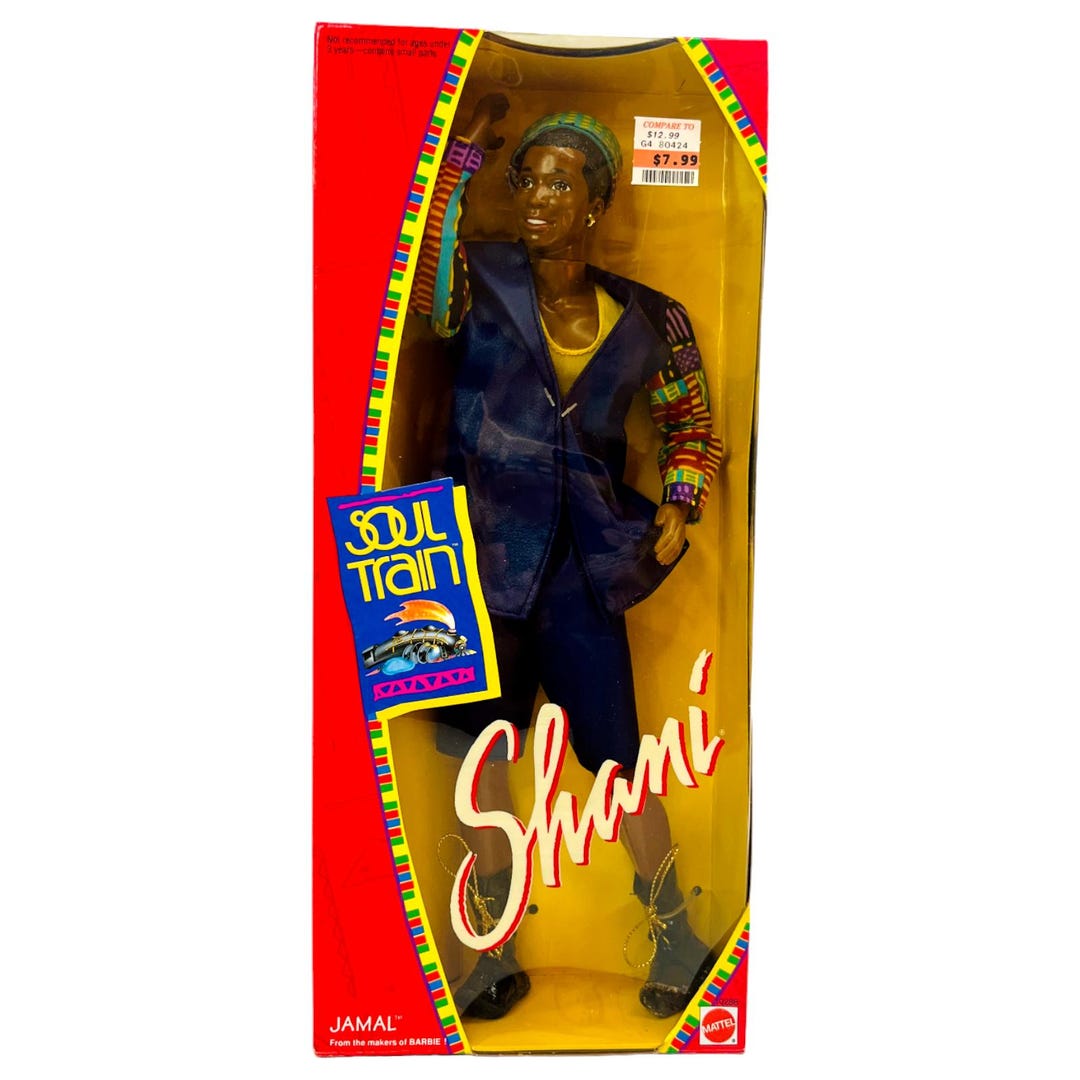 Vintage 1993 jamal Shani Soul Train Doll 10288 NIB - Etsy