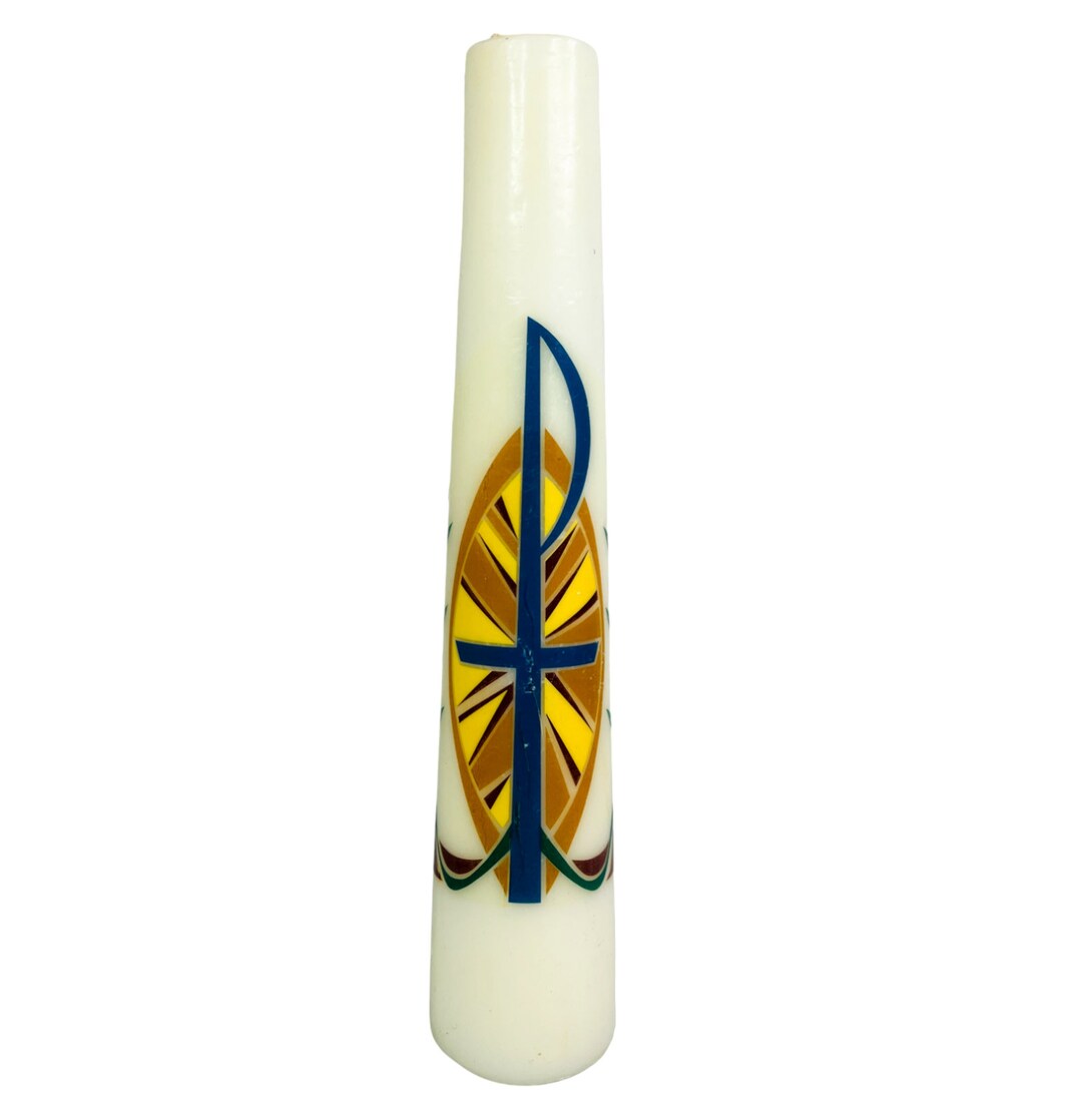 14 Vintage Will & Baumer Chi Rho Conica Christ Pillar Candle - Etsy