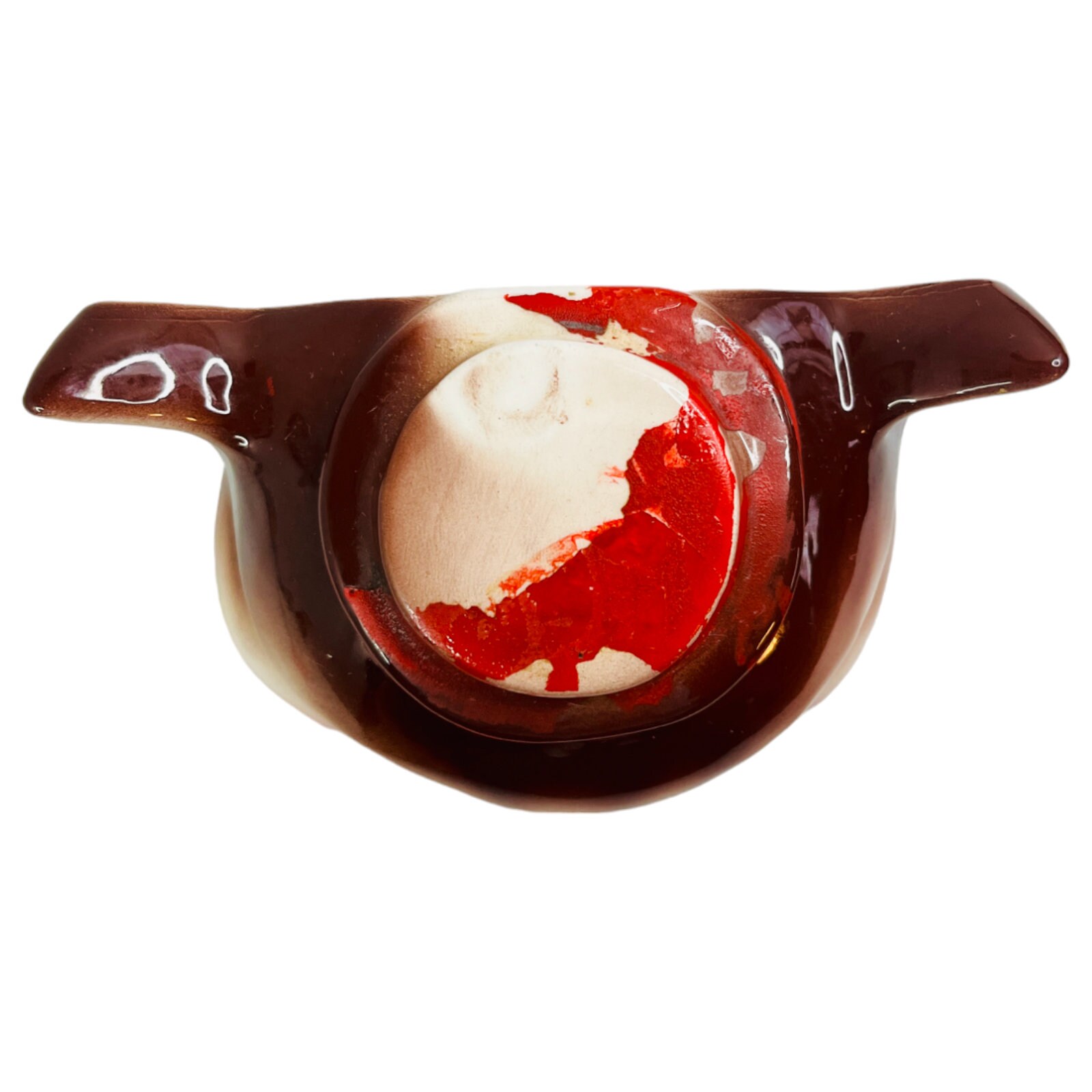 Vintage 1950s Anthropomorphic Cat String & Scissors Holder Japan 5.25 H ...