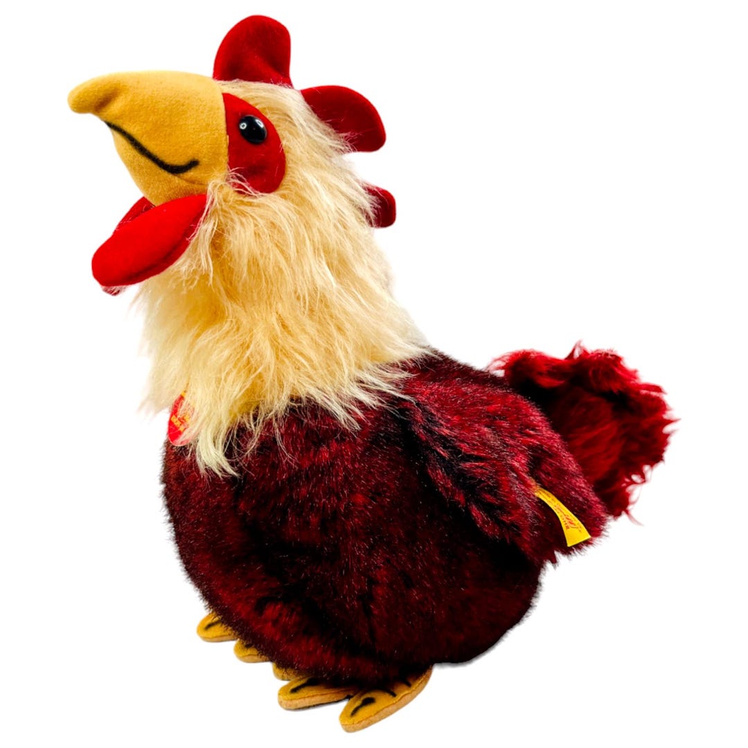 Vintage 2001 Steiff das Huhn Stuffed Animal Plush Hen Chicken Rooster ...