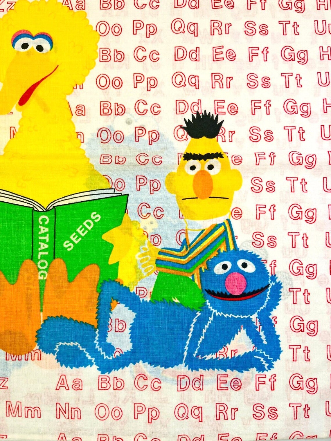 Vintage Sesame Street Twin Flat Sheet With Two Pillowcases - Etsy
