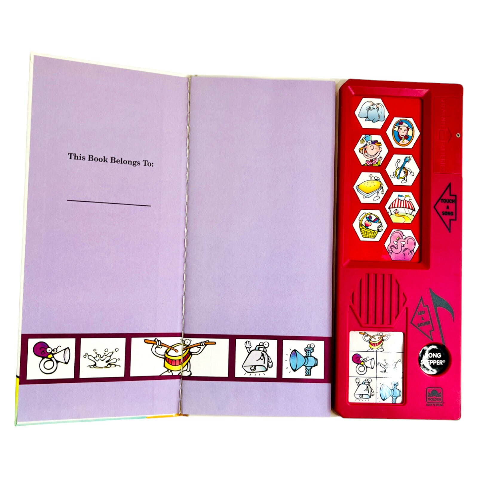 Vintage 1994 Golden Sing Along Book Nonsense Songs With Nutty Noises ...
