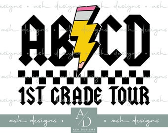 ABCD Pre-k white Digital Download svg Eps Png Jpg Ai - Etsy