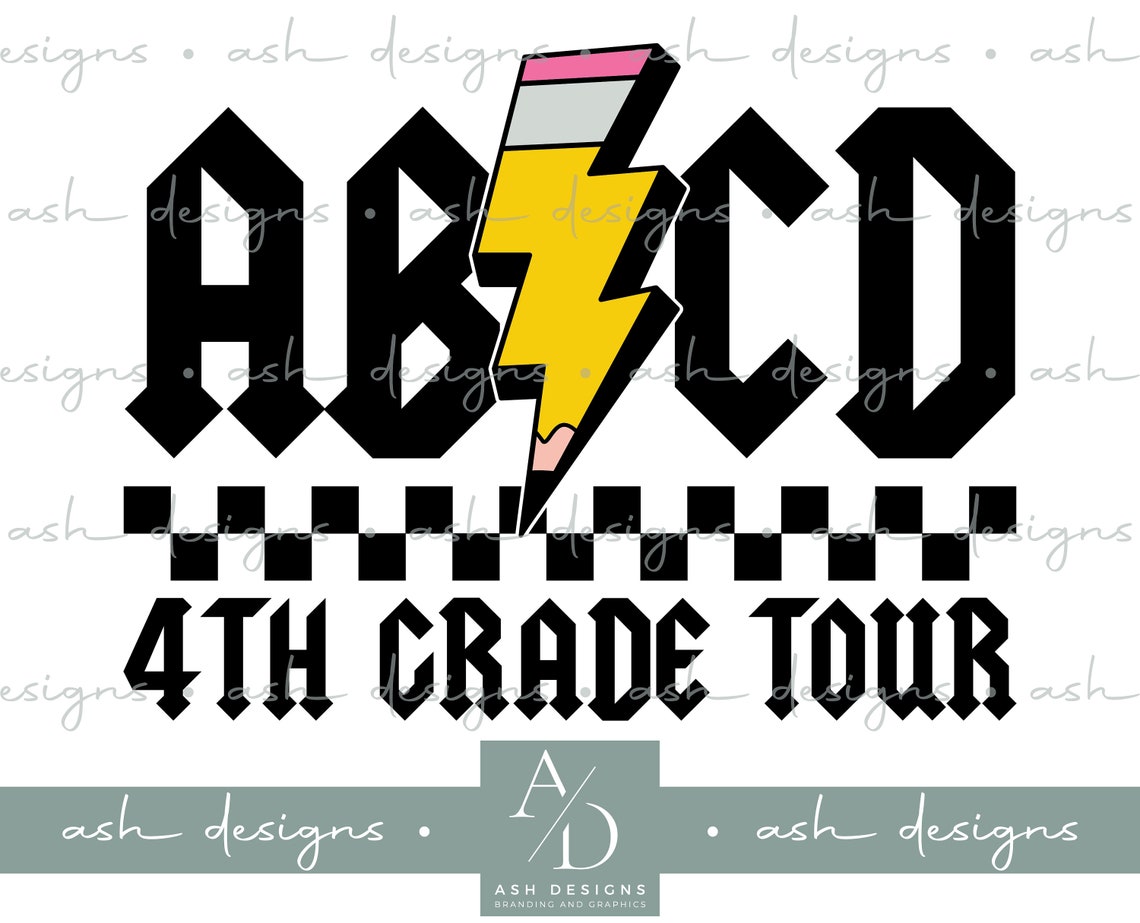 ABCD 4th Grade - Digital Download (svg - Eps - Png - Jpg - Ai) - Etsy