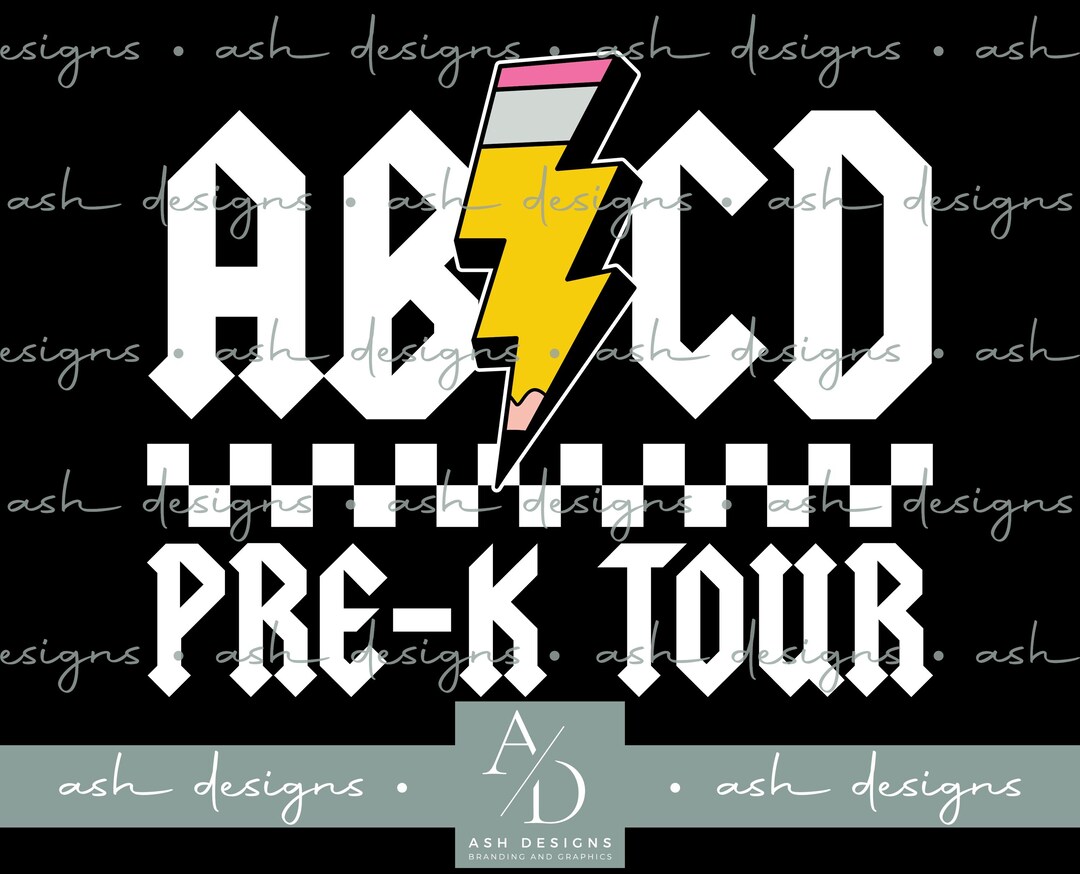 ABCD Pre-k white Digital Download svg Eps Png Jpg Ai - Etsy
