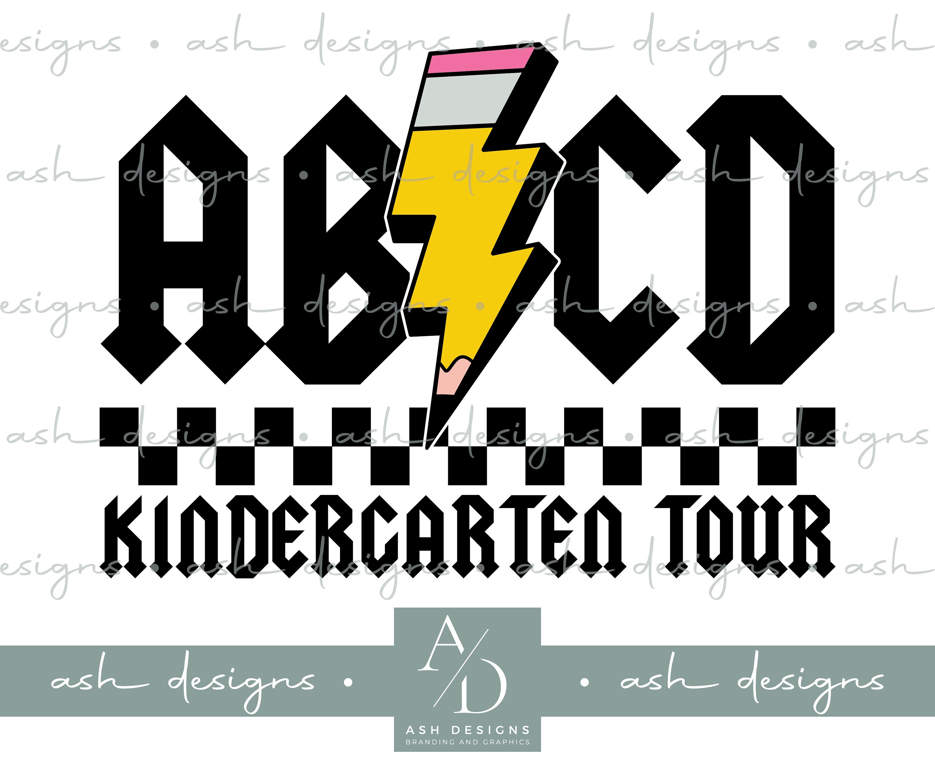 ABCD Kindergarten - Digital Download (svg - Eps - Png - Jpg - Ai) - Etsy