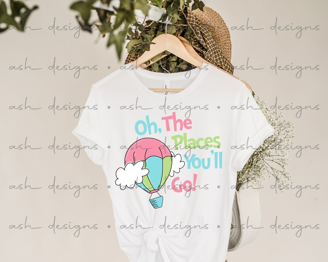 Oh the Places You'll Go - Digital Download (svg - Eps - Png - Jpg - Ai) - Etsy