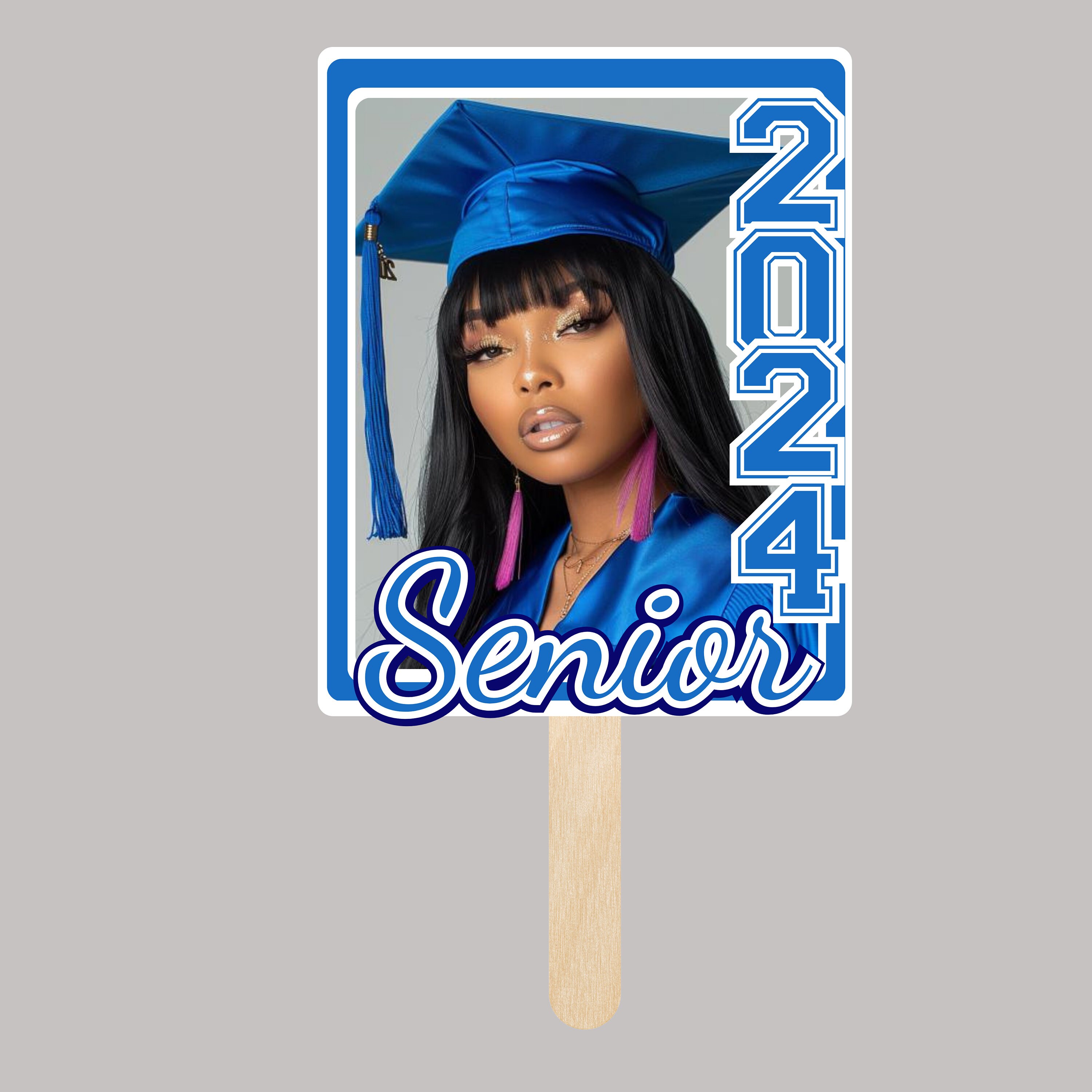 Graduation Fan Customizable Templates Digital Download high School and ...