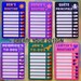 Sliding Routine Chart, To-do List, Daily Checklist, Personalized ...