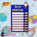 Sliding Routine Chart, To-do List, Daily Checklist, Personalized ...