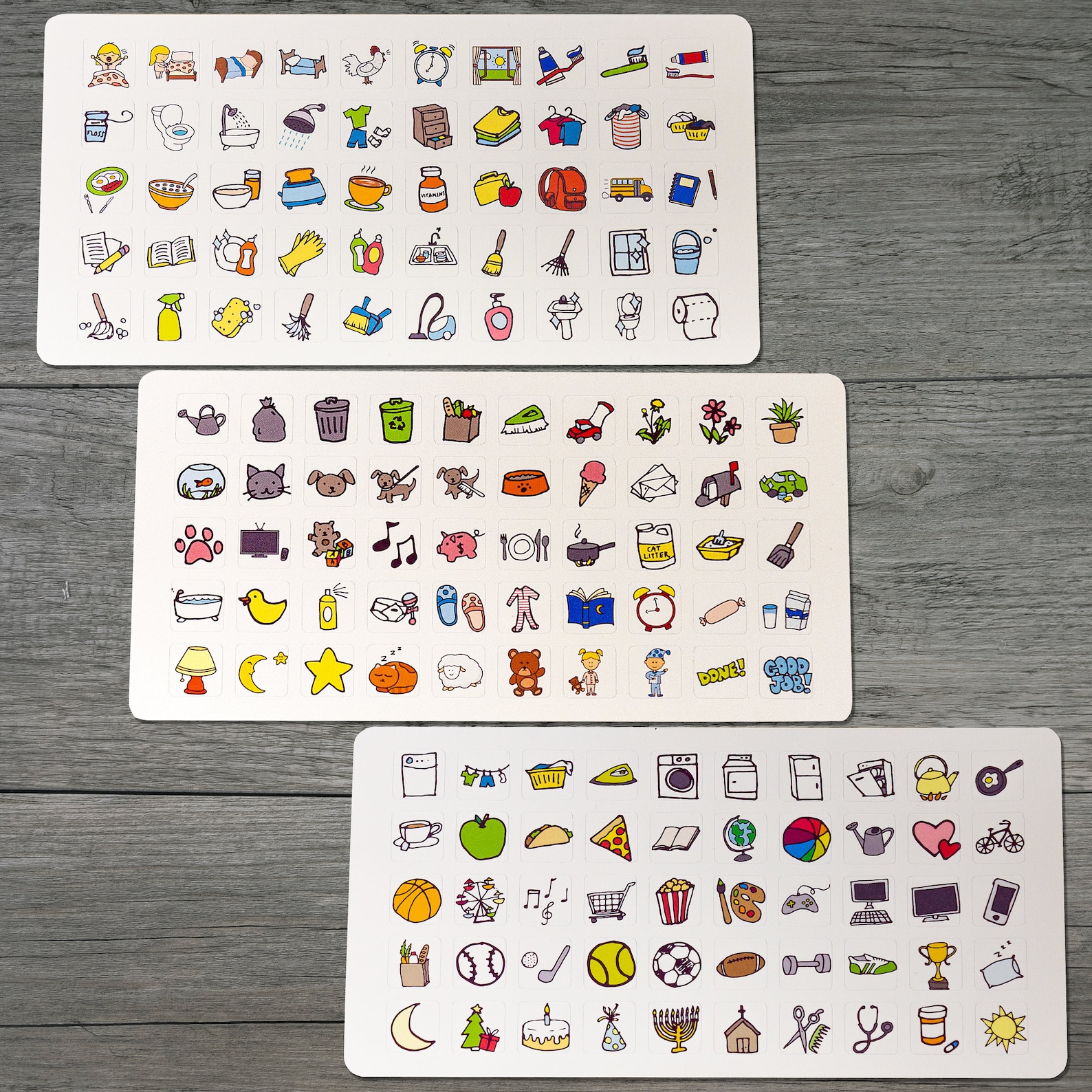150 Refill Stickers for Routine Chart, Daily Tasks Stickers, Kids ...