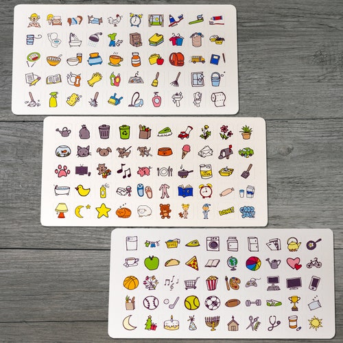 150 Refill Stickers for Routine Chart, Daily Tasks Stickers, Kids ...