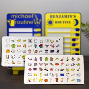 150 Refill Stickers for Routine Chart, Daily Tasks Stickers, Kids ...