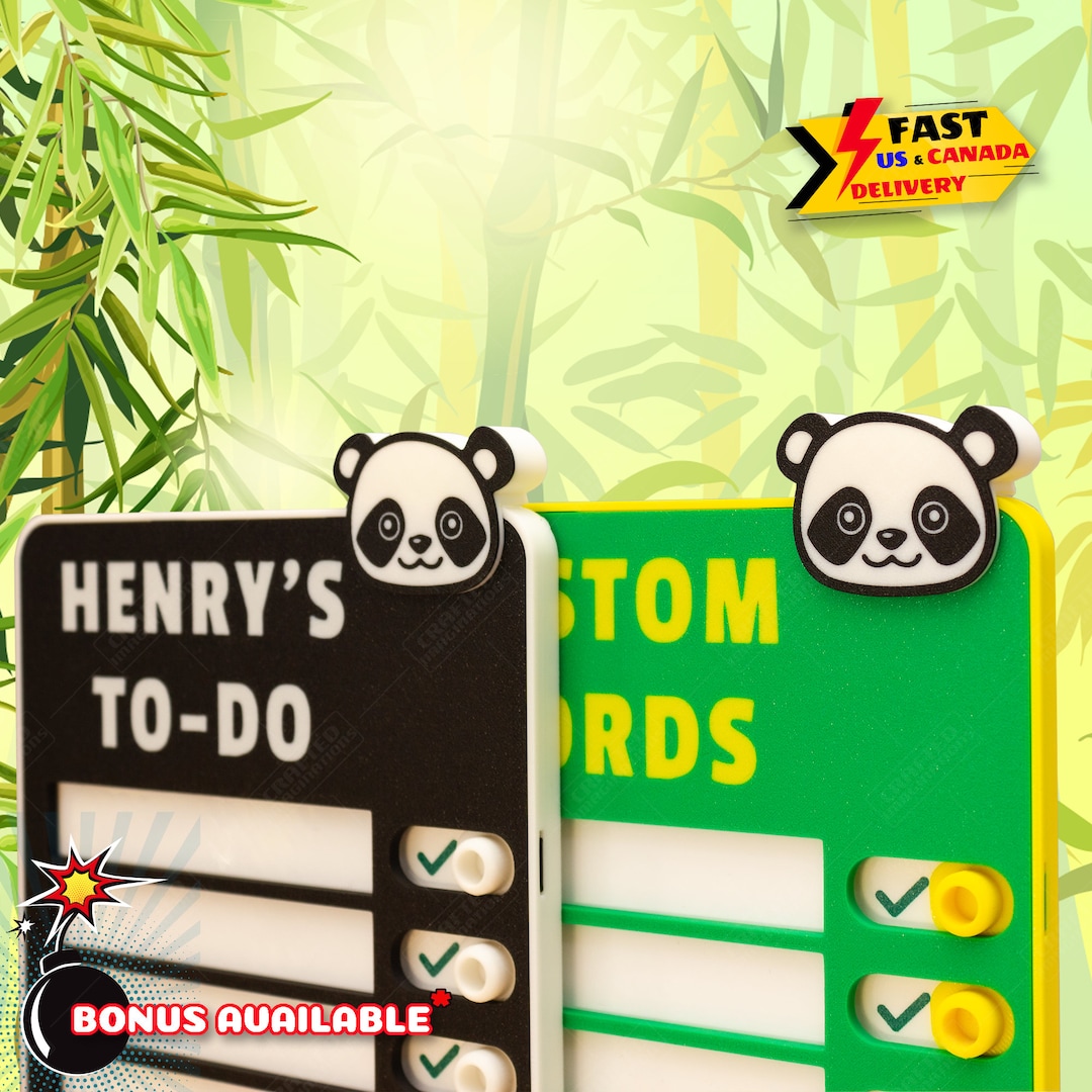 Sliding Routine Chart, To-do List, Daily Checklist, Personalized ...